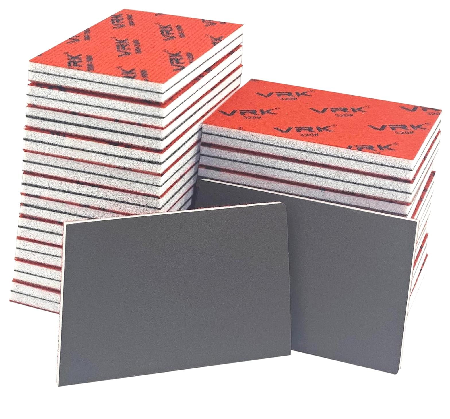 Hotbar 28 Pcs 500-600 Grit Sanding Sponge, Fine Sandpaper, Soft Foam Hand Sander Block for Wet ...