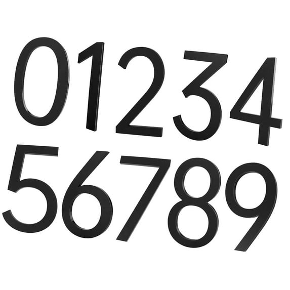 Hotbar 3 Inch Adhesive Numbers for Mailbox, House Numbers for Apartment ...