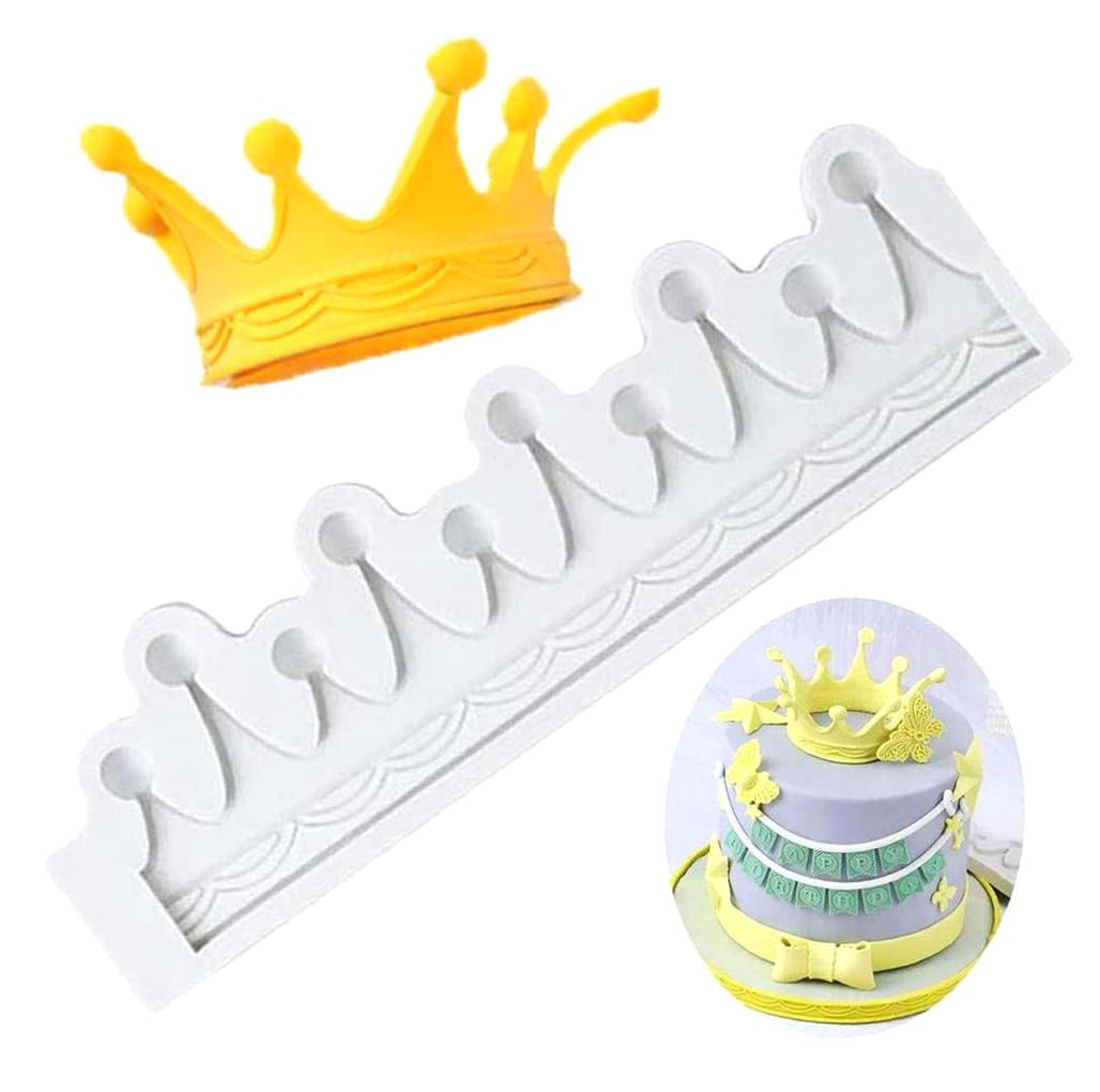 Hotbar 3D Baroque Style Crown Silicone Molds for DIY Fondant Candy ...