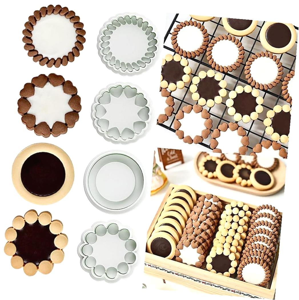 Hotbar 3D Cookie Cutter Set for Baking Chocolate Sandwich Cookies and ...