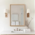 Ultrue UTBM0RT01OW05176 Oak Wood Effect 20x30 Framed Wall Mirror ...