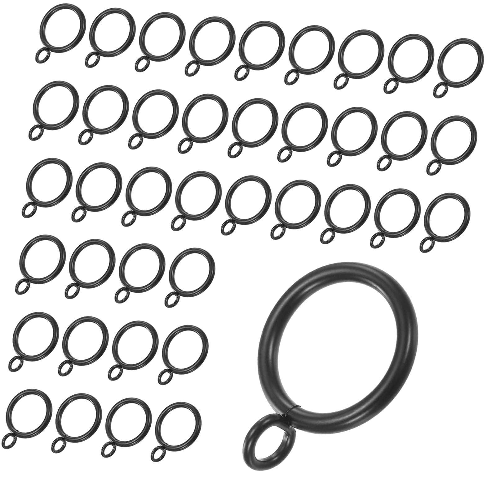 Hotbar 40-Pack Curtain with Eyelet, Rustproof Metal for Curtain Rods, 1 ...