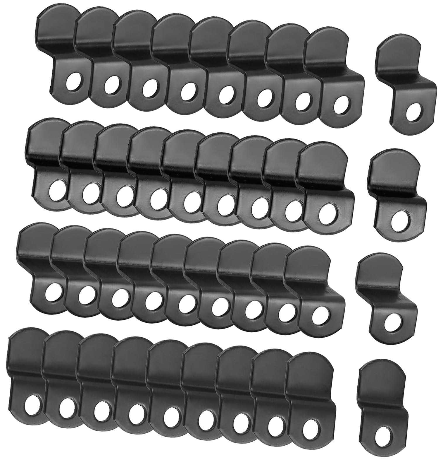 Hotbar 40 Pieces Offset Canvas Clips with Screws Metal Clips Mirror ...