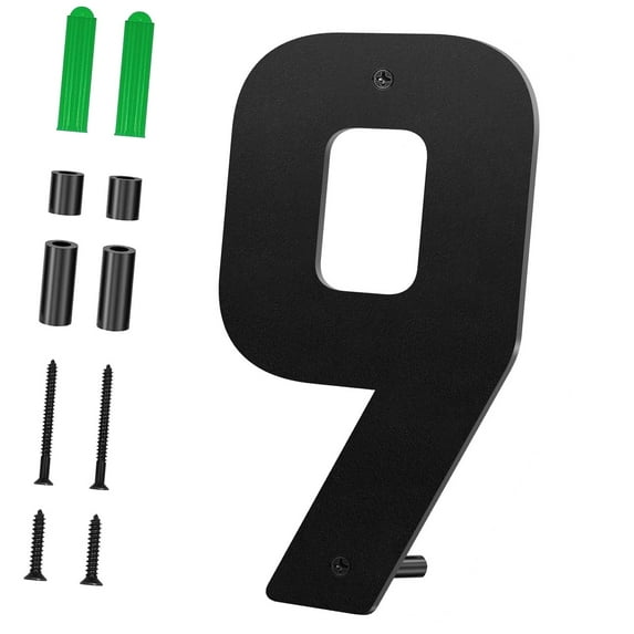 Hotbar 5 Inch Aluminum House Numbers, Address Numerals for Doors ...