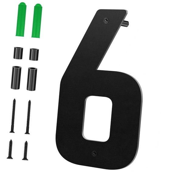 Hotbar 5 Inch Aluminum House Numbers, House Address Numbers Letters for ...
