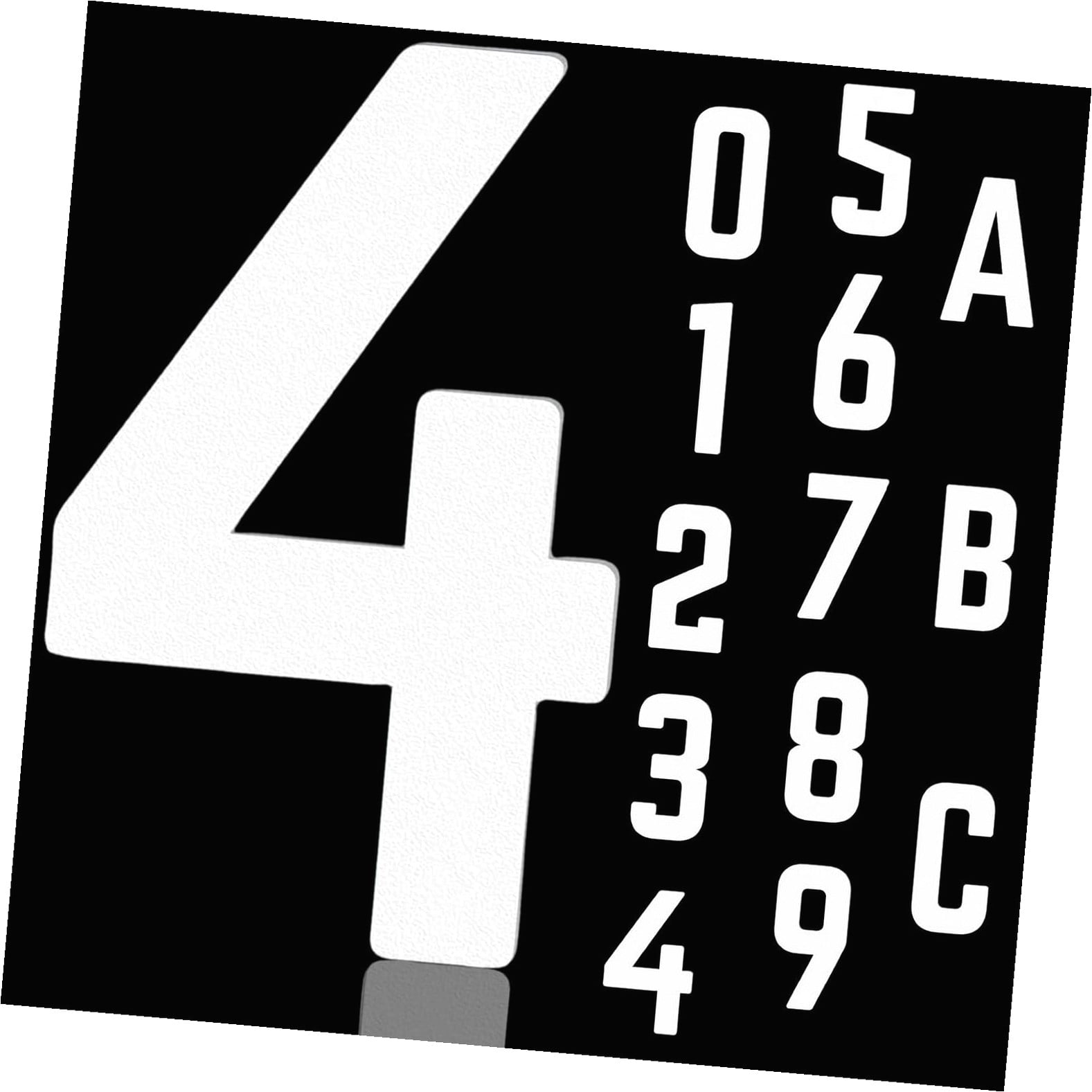 Hotbar 5 Inch House Numbers, Acrylic House Numbers Large Address ...