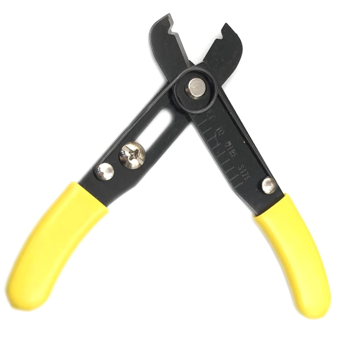 Hotbar 5" Wire Stripper & Cutter with Self Opening Grip Handles (8 to ...