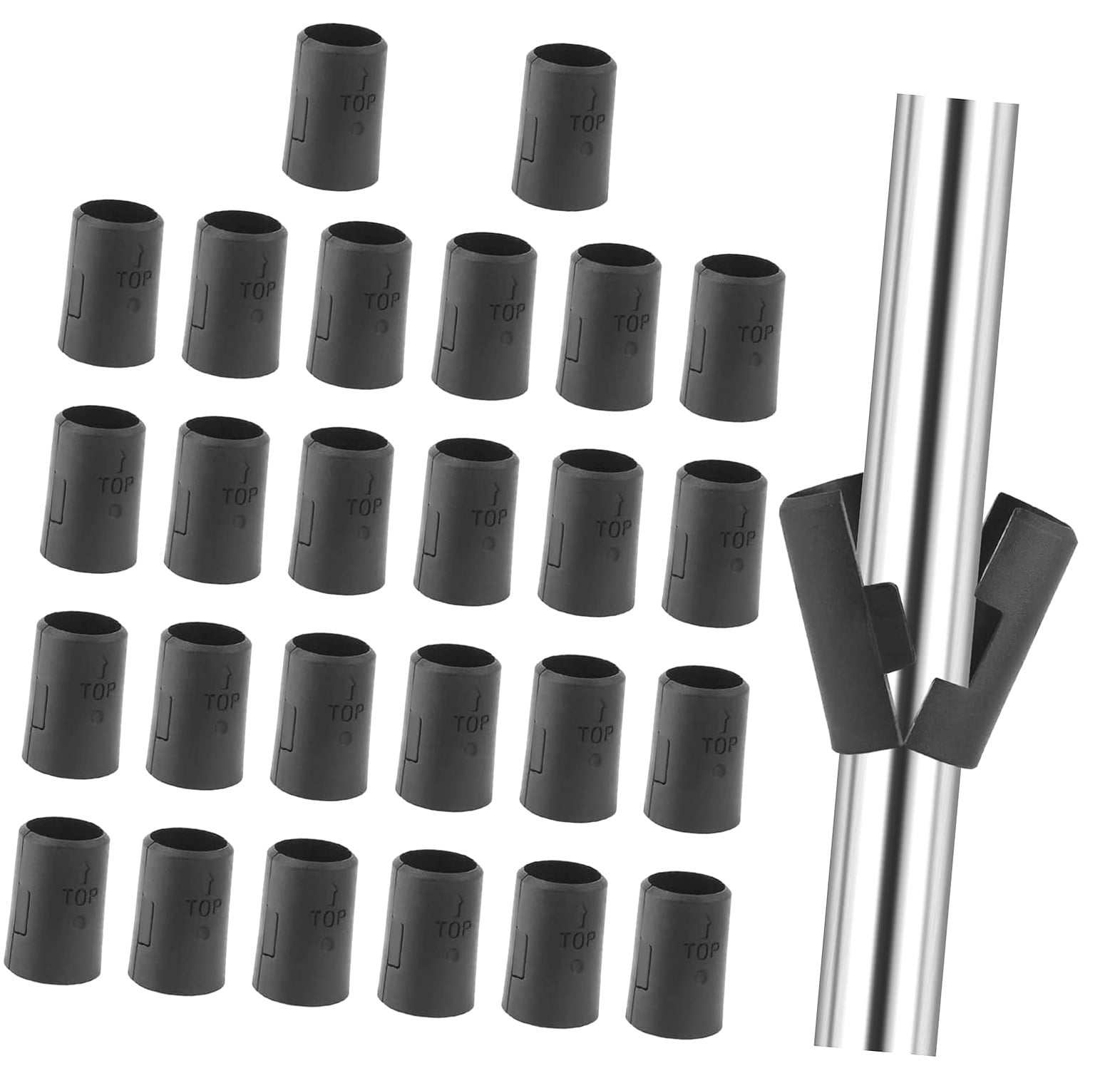 Hotbar 52 Pack Wire Shelving Lock Clips for 3/4" Post, Wire Clips ...