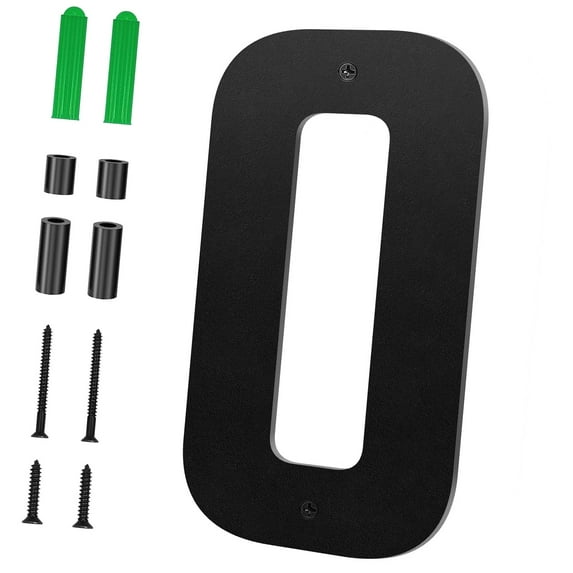 Hotbar 6 Inch Aluminum House Numbers, House Address Numbers Letters for ...