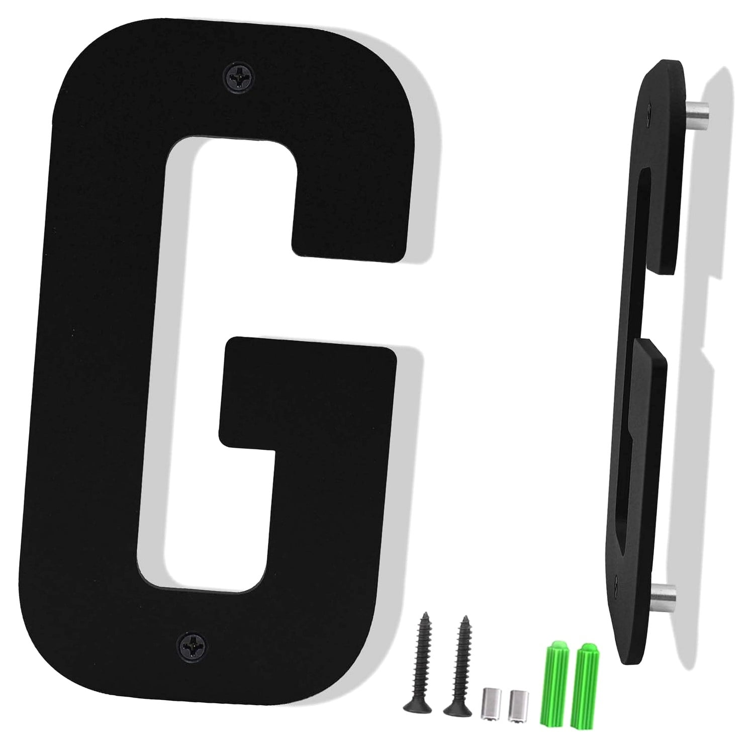 Hotbar 6 Inch Aluminum Letters, House Address Numbers for Exterior ...