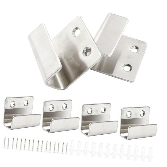 Hotbar 6 Pack Tile Display Wall Hanger Fastener, Steel Wall Mount ...