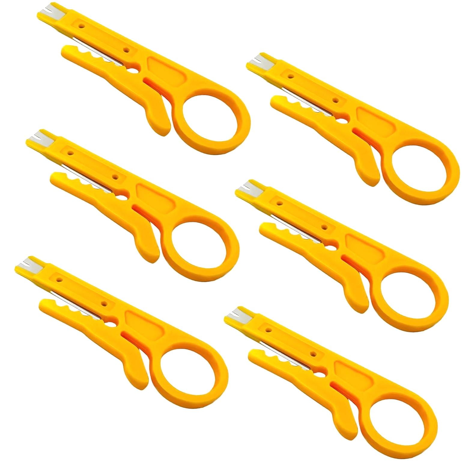 Hotbar 6 Pcs Mini Wire Stripper Tool, Small Wire Strippers, Mini Cable ...