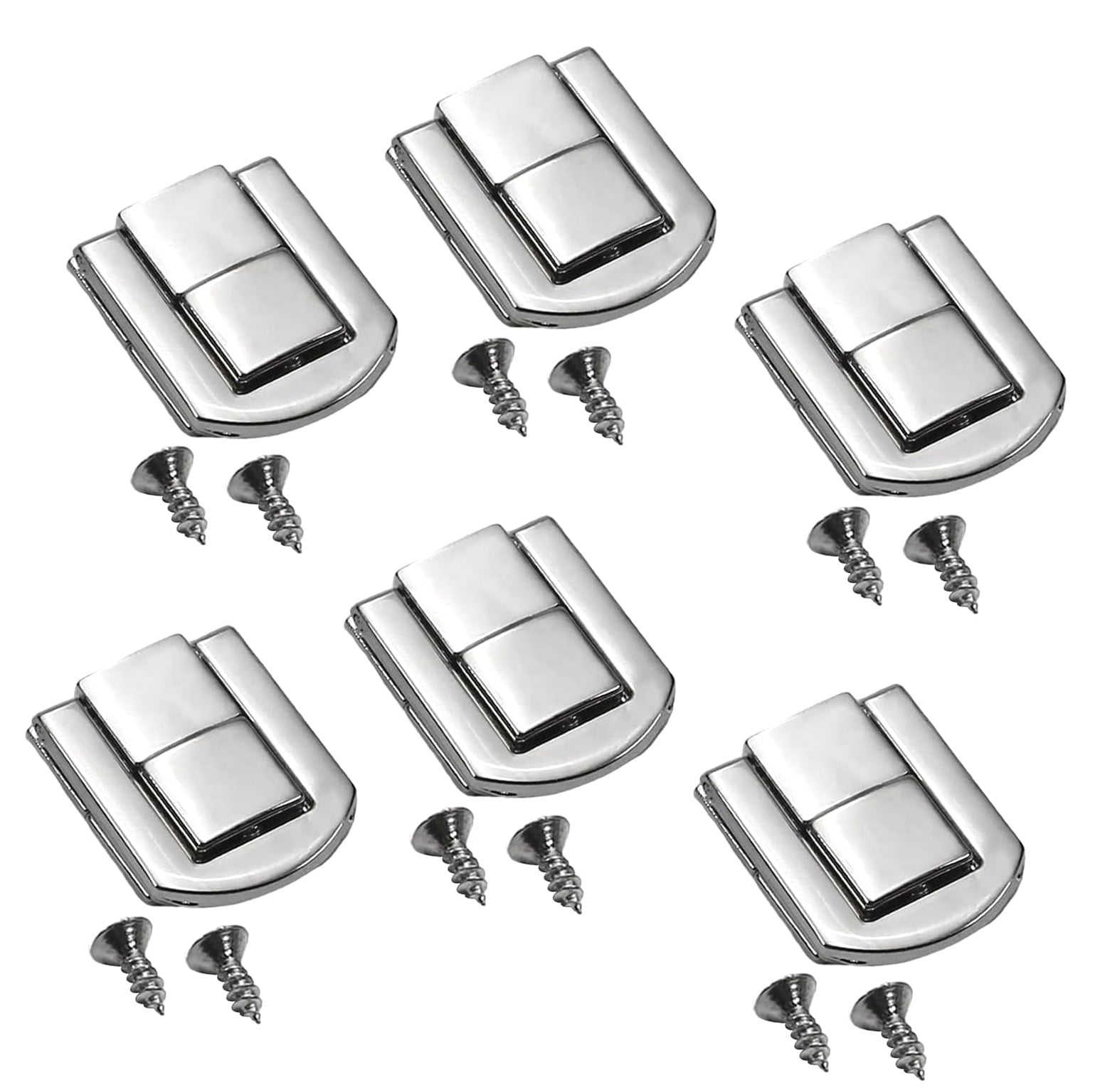 Hotbar 6-Piece Toggle Catch Lock Set, 0.98" 0.79" (Length Width) Hasp ...