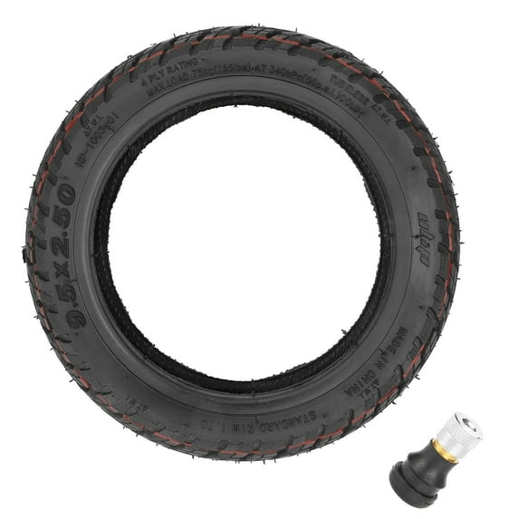 Hotbar 9.5 2.5 9.5-inch Rubber Explosion-proof Tubeless Tire + Straight ...