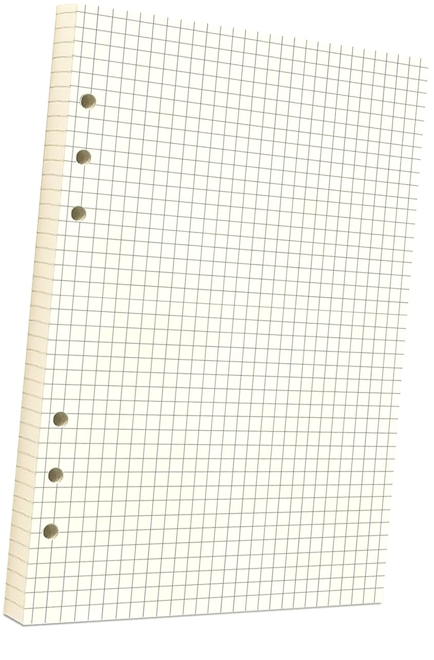 Hotbar A5 Grid Refill Paper, 100GSM A5 Graph Paper/Quad Filler Paper ...