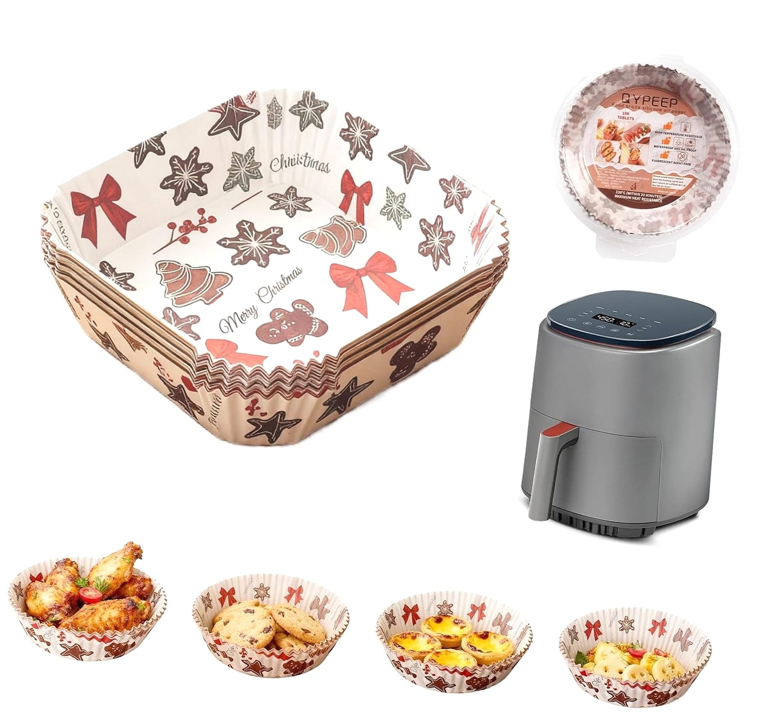 Hotbar Air Fryer Liners, Air Fryer Liner for 6 qt Airfryer, Non-Stick ...