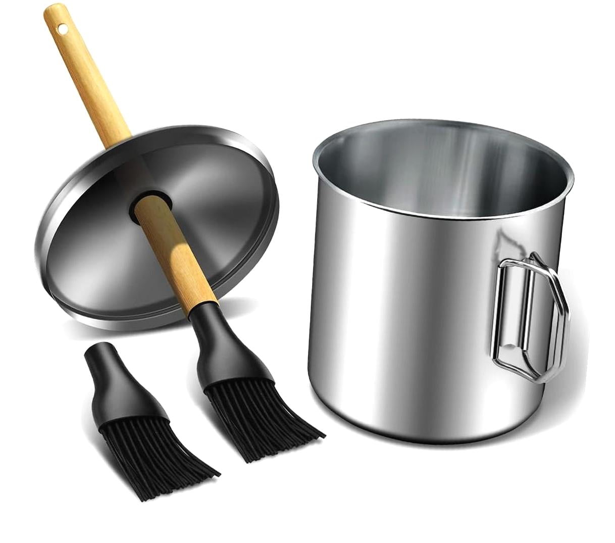 Hotbar Basting Kit with Sauce Container for Grilling, Extra-Large Prep ...