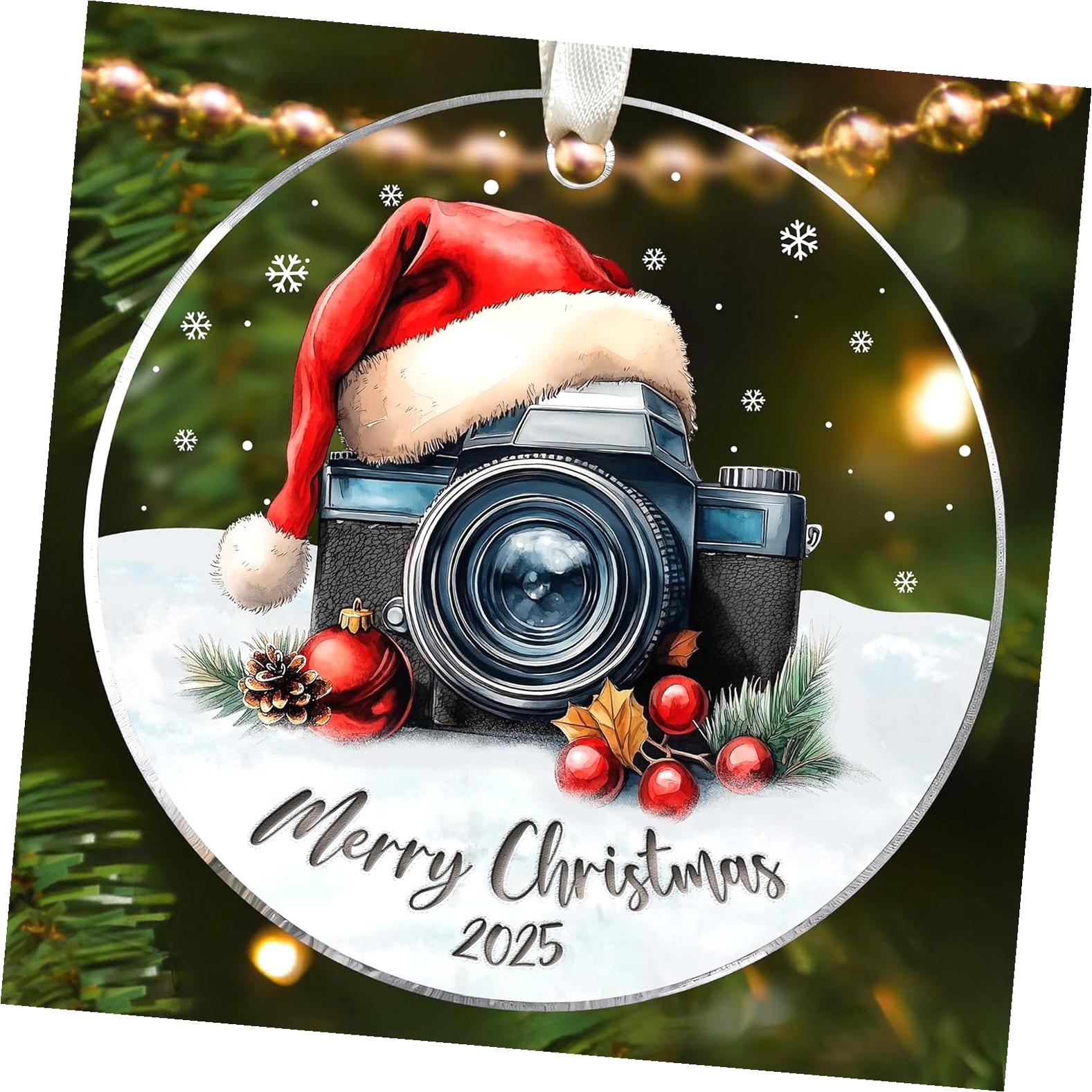 Hotbar Camera Ornament for Photographers Travel Ornaments for Christmas ...