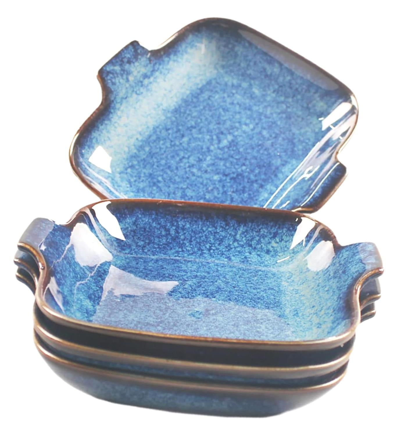 Hotbar Ceramics Au Gratin Baking Dishes Set of 2, Baking Tray Bakeware ...