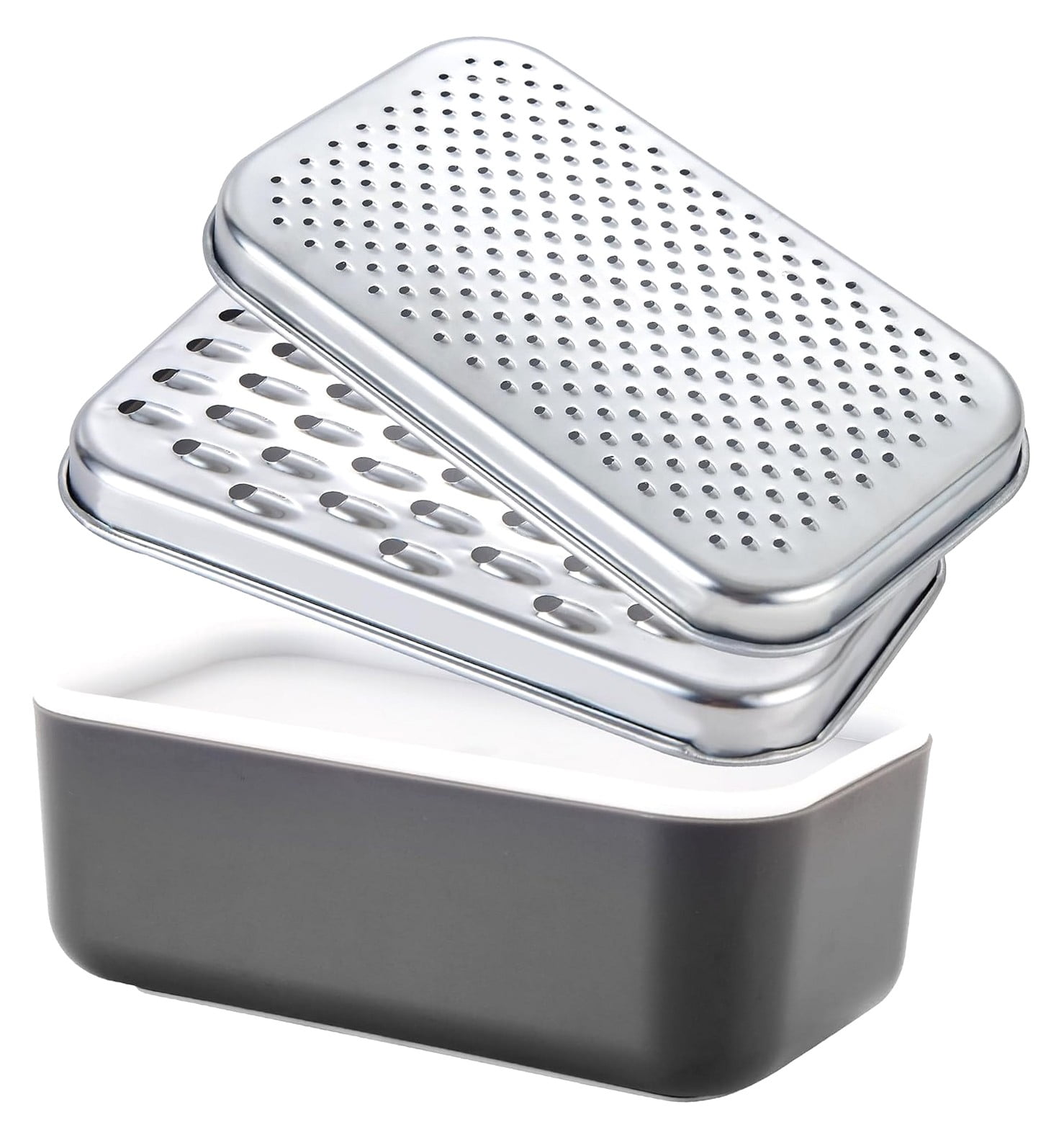 Hotbar Cheese Grater with Container Box Grater Cheese Shredder Lemon ...