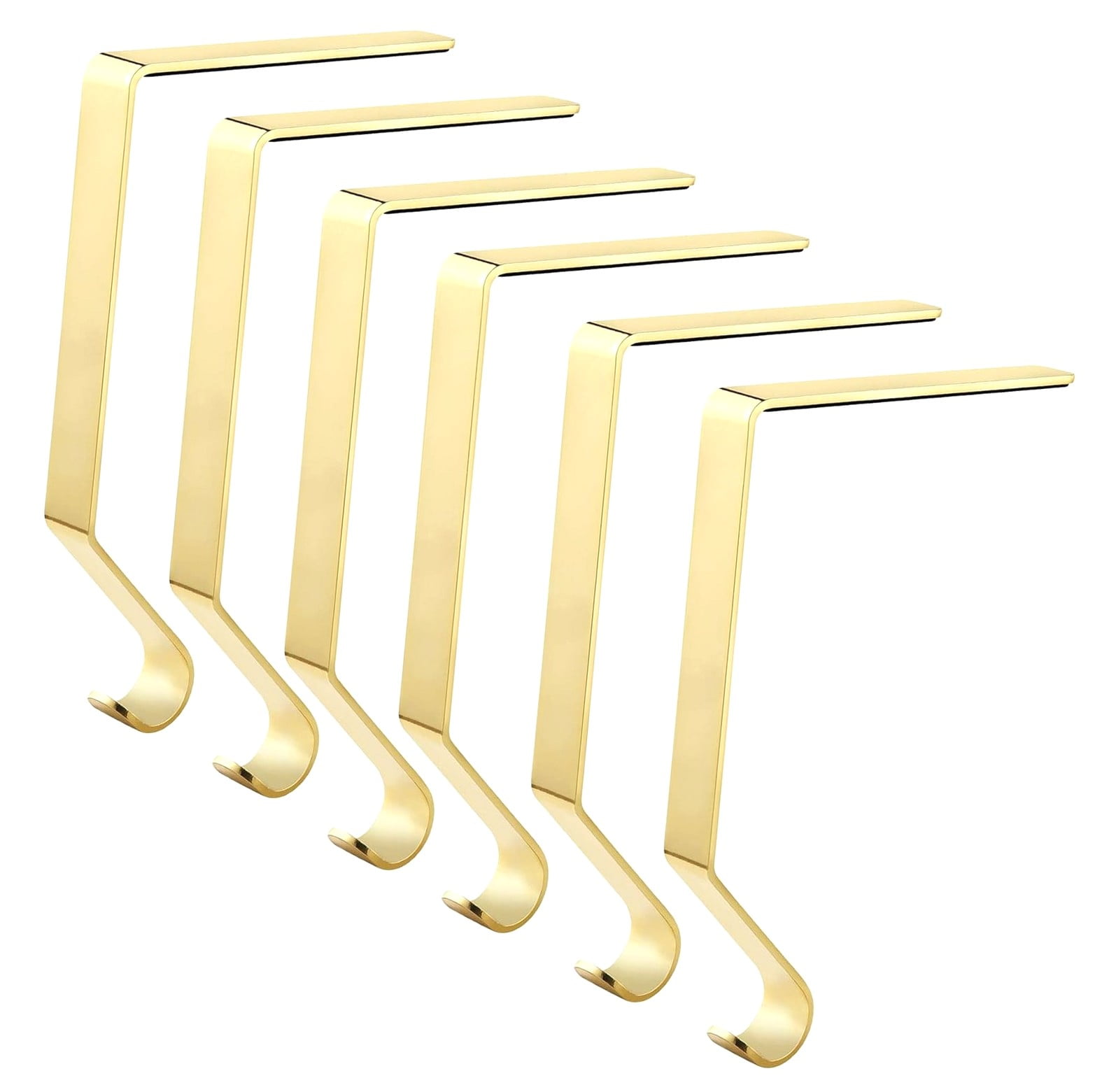 Hotbar Christmas Stocking Holders Metal Mantel Stocking Hanger Hang ...