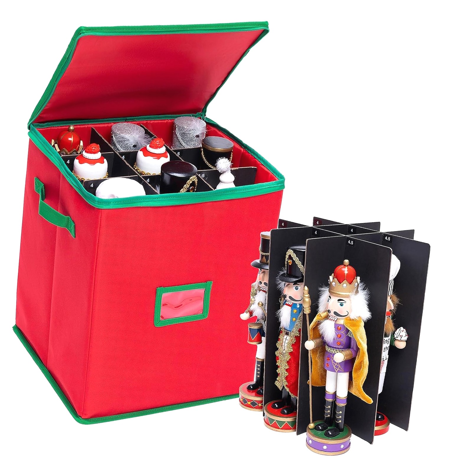 Hotbar Christmas and Figurine Storage Box Containers Organizer, Stores ...