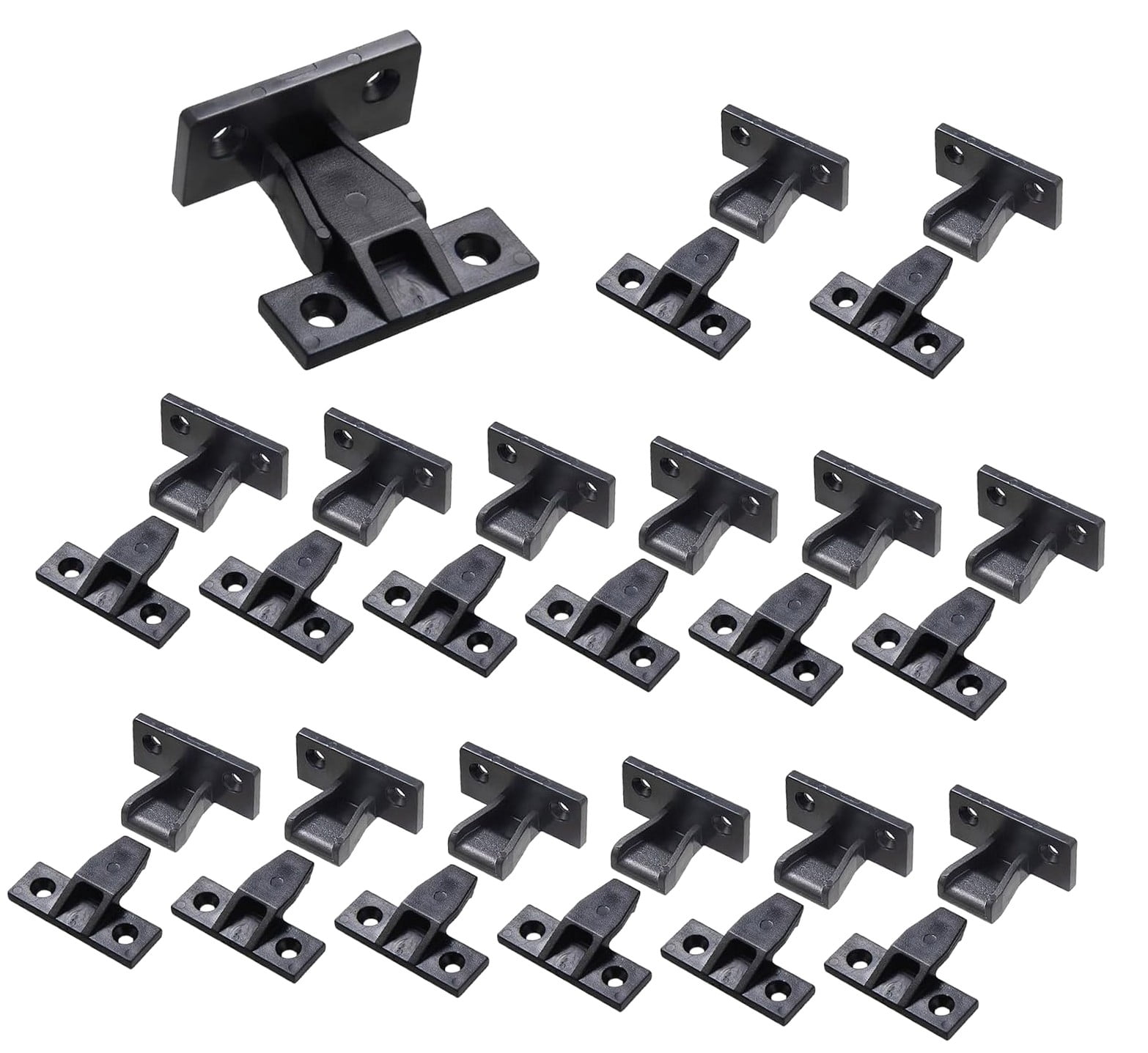 Hotbar Clips 15 Pack Plastic Furniture Panel Joint Brackets Corner ...
