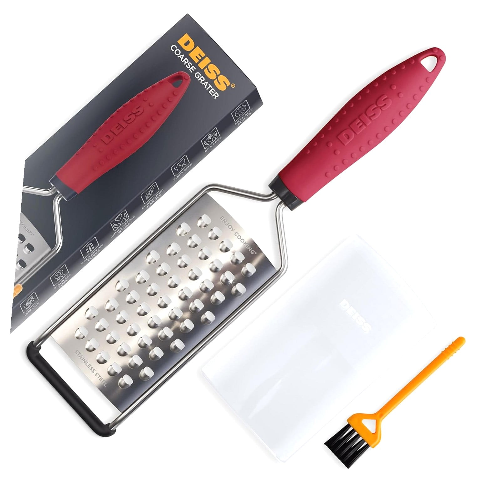 Hotbar Coarse Grater Hand Held Cheese Grater Steel Blades, , Cheese ...