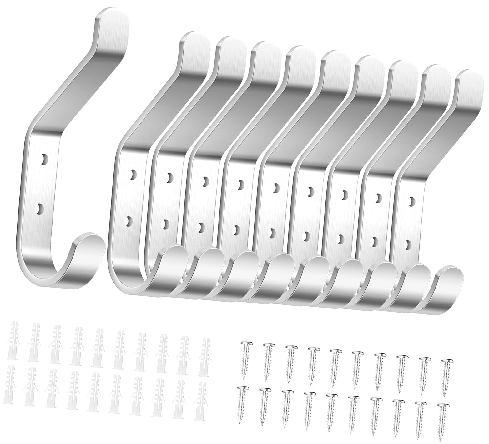 Hotbar Coat Hanger for Wall , 20LB , Wall for Hats, Keys, Clothing ...