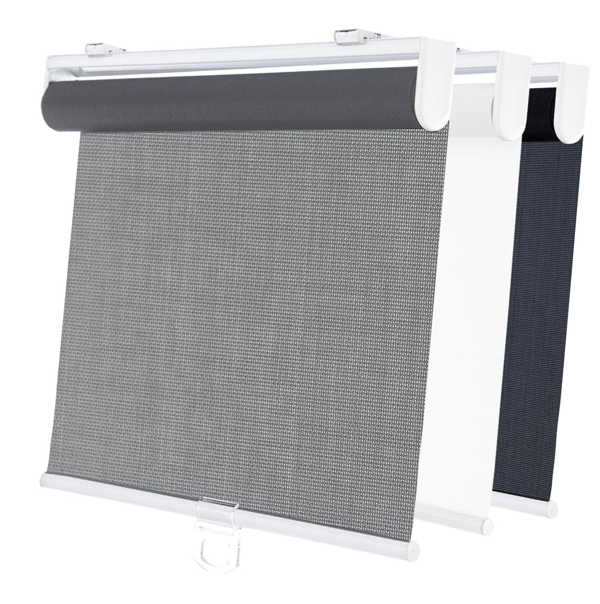 Hotbar Cordless Roller Shades for , Light Filtering Pull Down Blinds ...