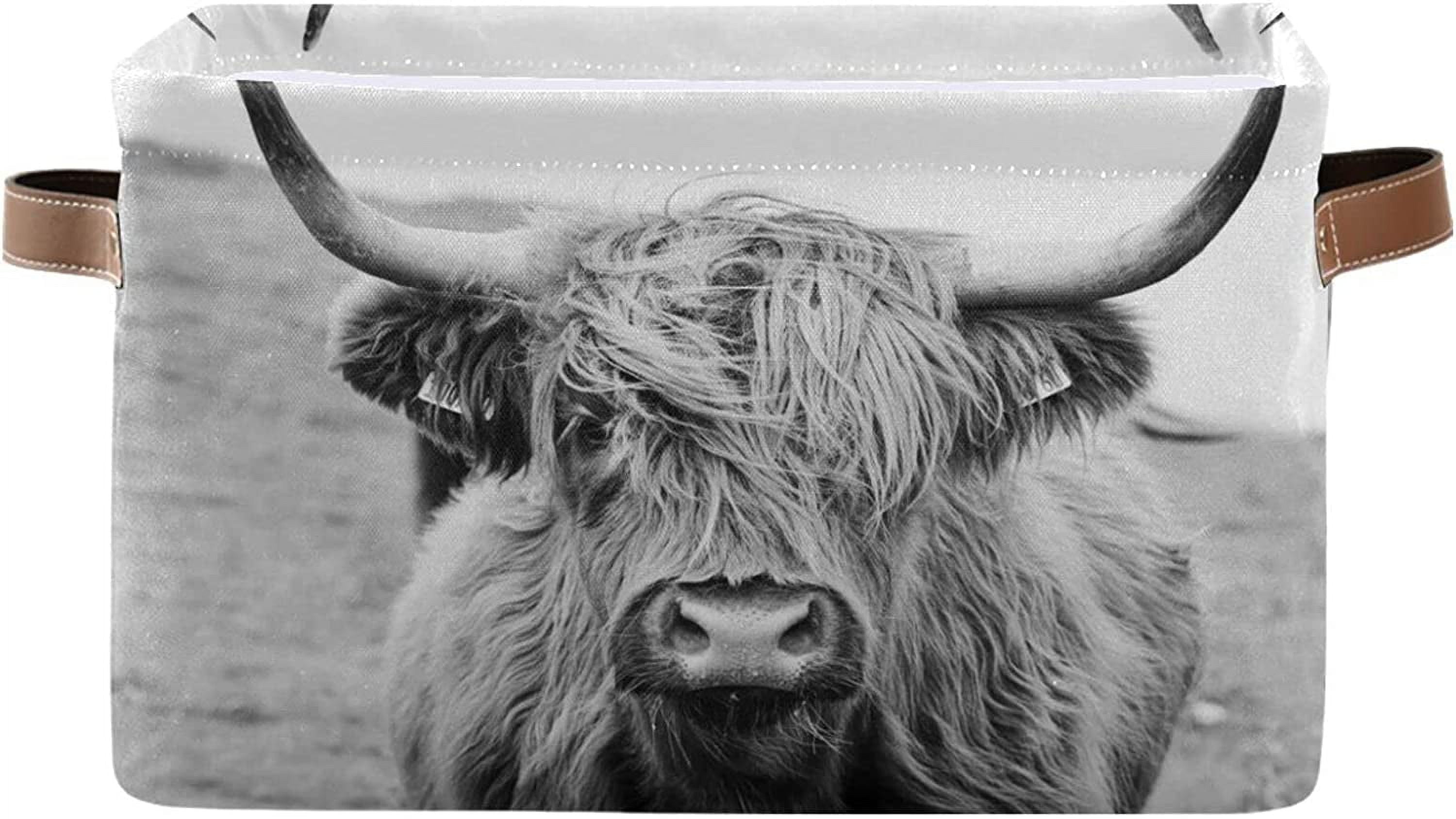 Hotbar Cow Storage Basket Storage Bin Organizer Basket, Foldable ...