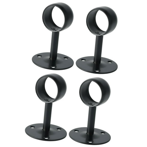 Hotbar Curtain Rod Holder 38mm Dia Closet Rod Holders Wall Mount ...