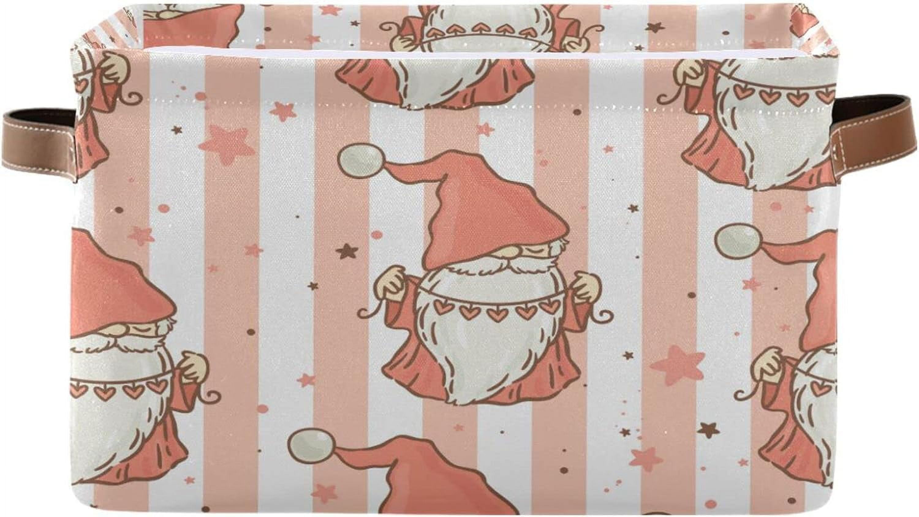 Hotbar Cute Cartoon Dwarf Gnome Large Square Storage Basket Bin with ...