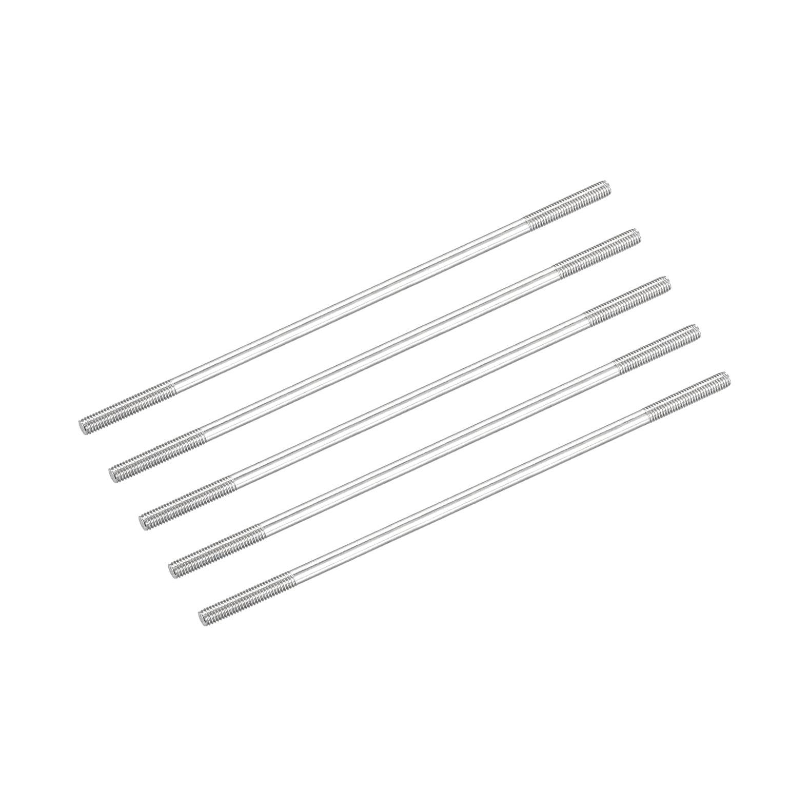 Hotbar Double Ended Stud Screws (M8 Thread 80mm Length) 5 Pieces, 304 ...