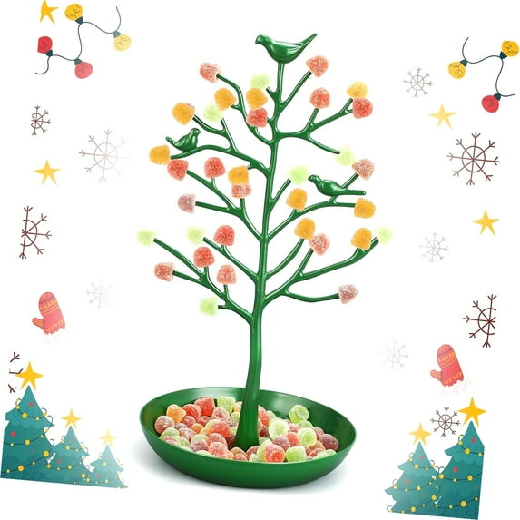 Hotbar Festive Gumdrop Tree Christmas Nostalgic Gum Drops Artificial ...