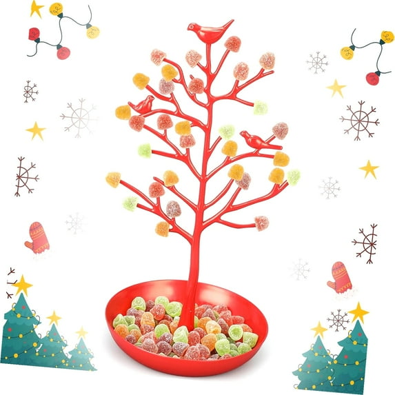 Hotbar Festive Gumdrop Tree Christmas Nostalgic Gum Drops Artificial ...