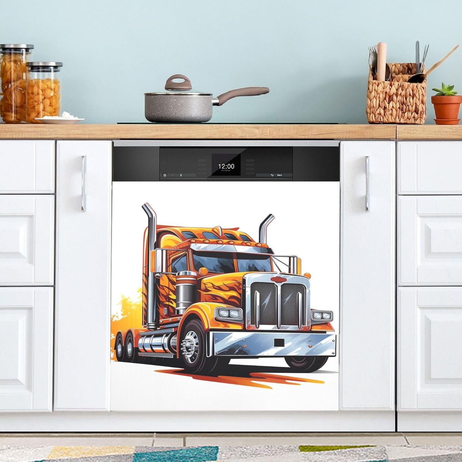 Hotbar Front Dishwasher Magnet Sticker Cover Decorative Appliances ...