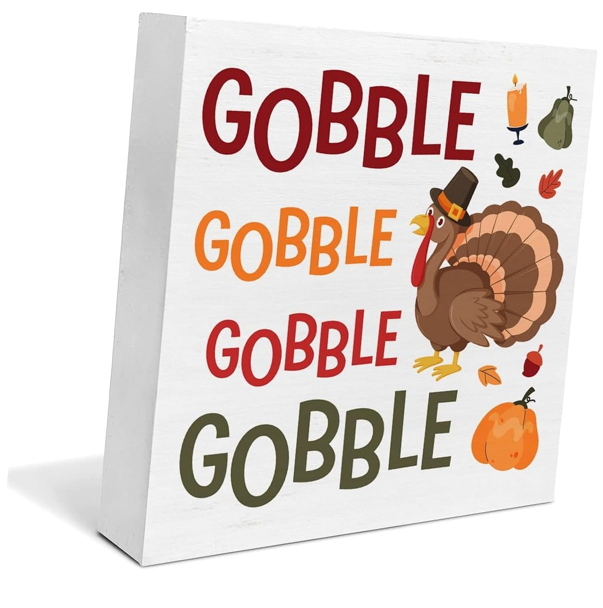 Hotbar Gobble Gobble Thanksgiving Decorations Turkey Table Decor ...