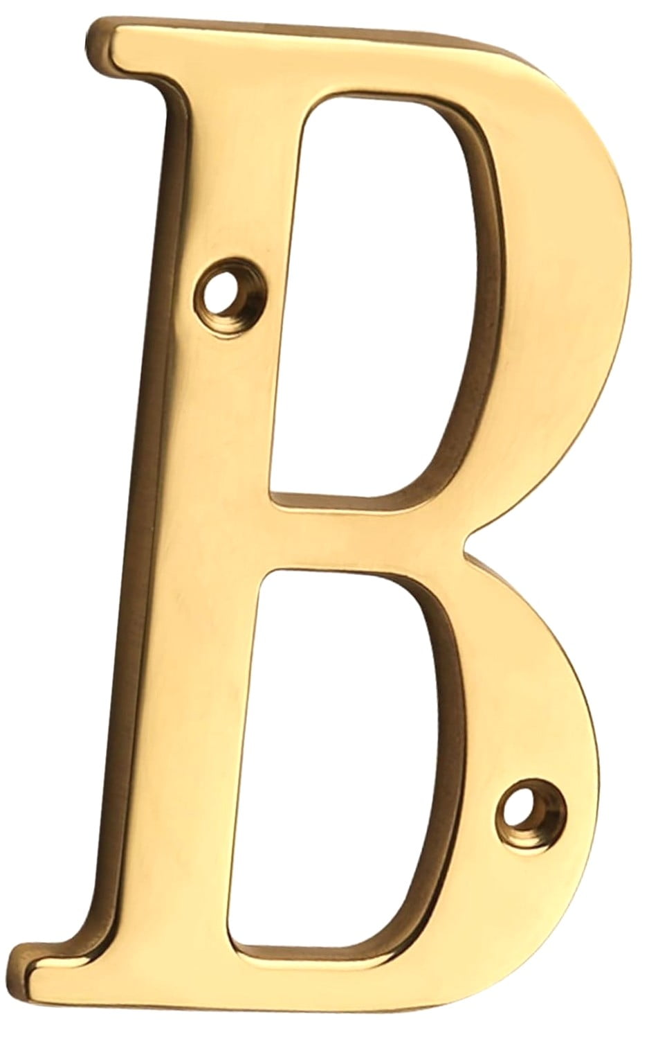 Hotbar House Number Sign 4 inch (10 cm) Polished Stylish Curvy Door ...