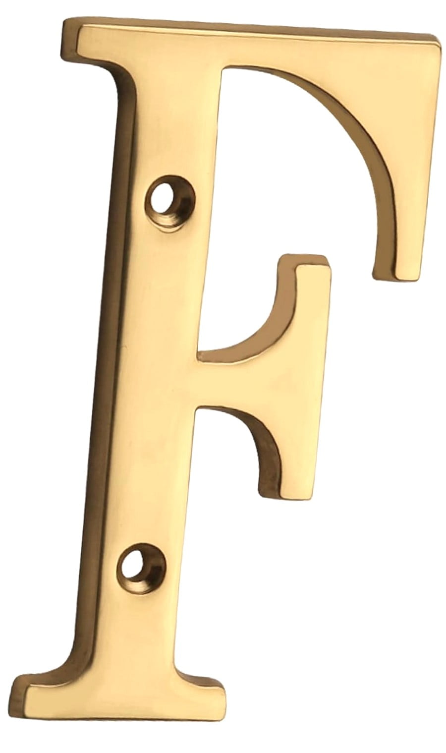 Hotbar House Number Sign 4 inch (10 cm) Polished Stylish Curvy Door ...