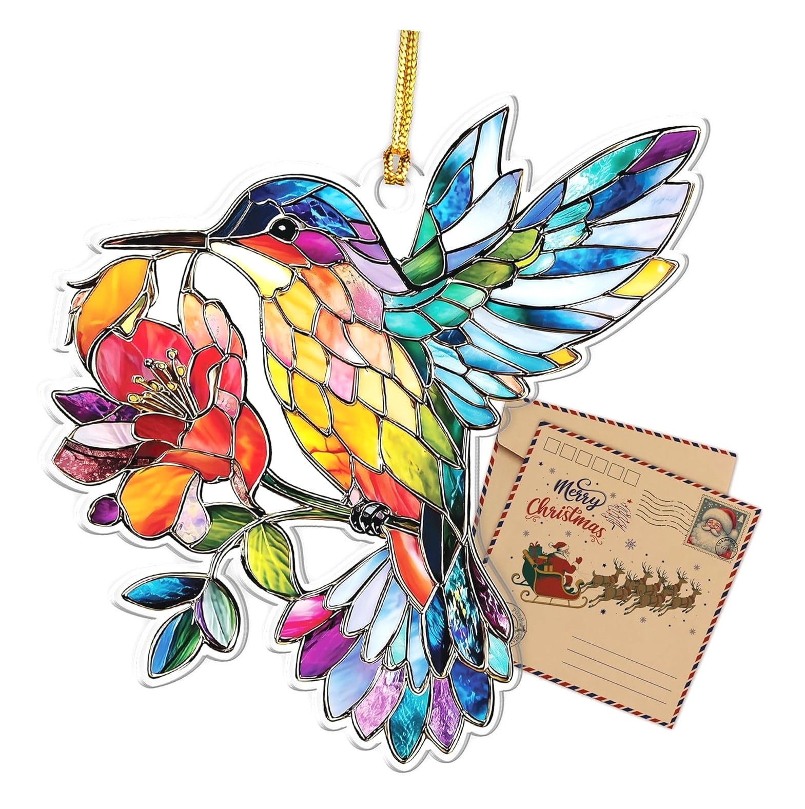 Hotbar Hummingbird Suncatcher Ornament Christmas Ornaments 2025 ...