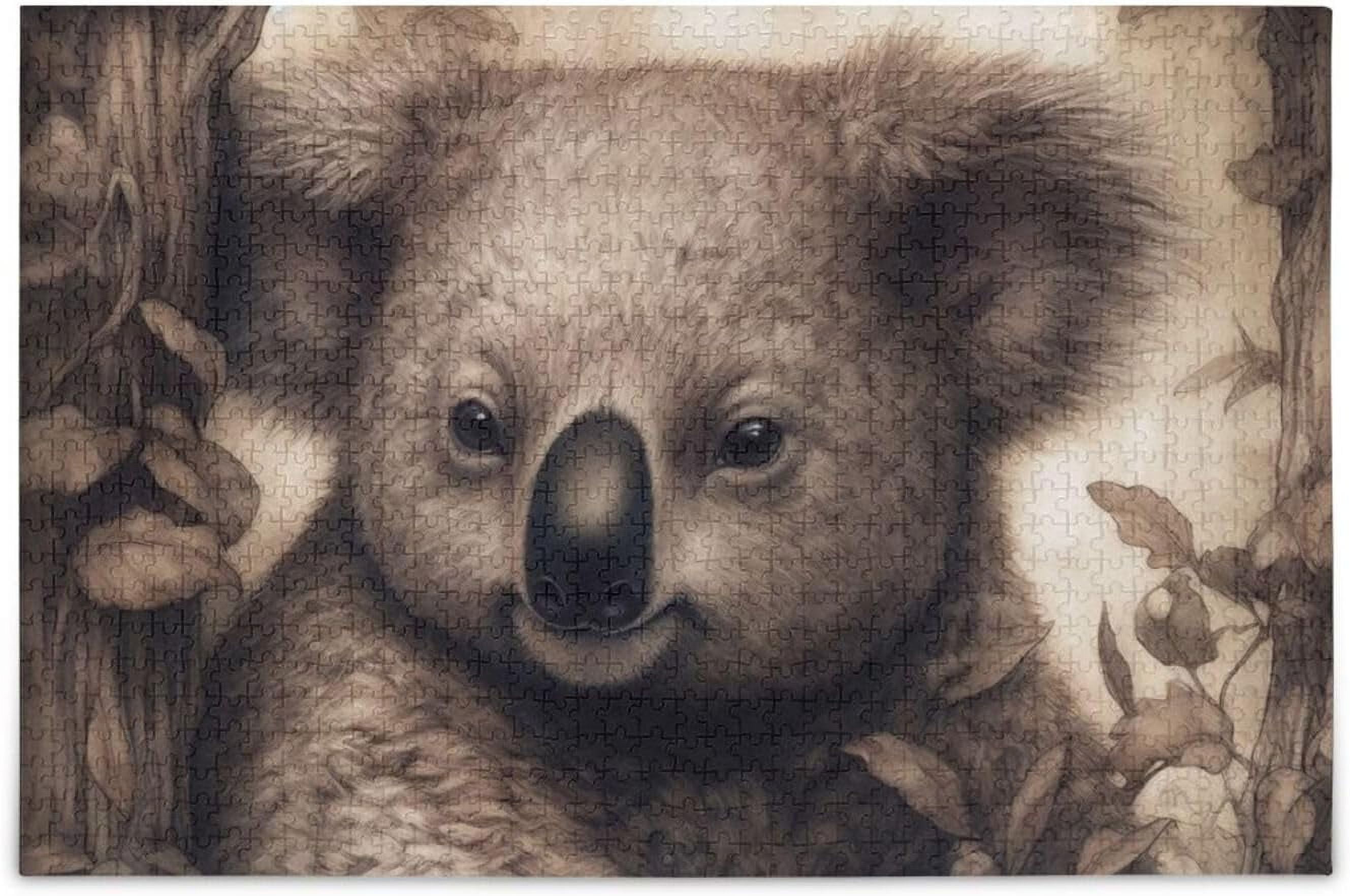 Hotbar Illustration-Koala-Fictional-Scenery-Frame-Wild-Animal-Concept ...