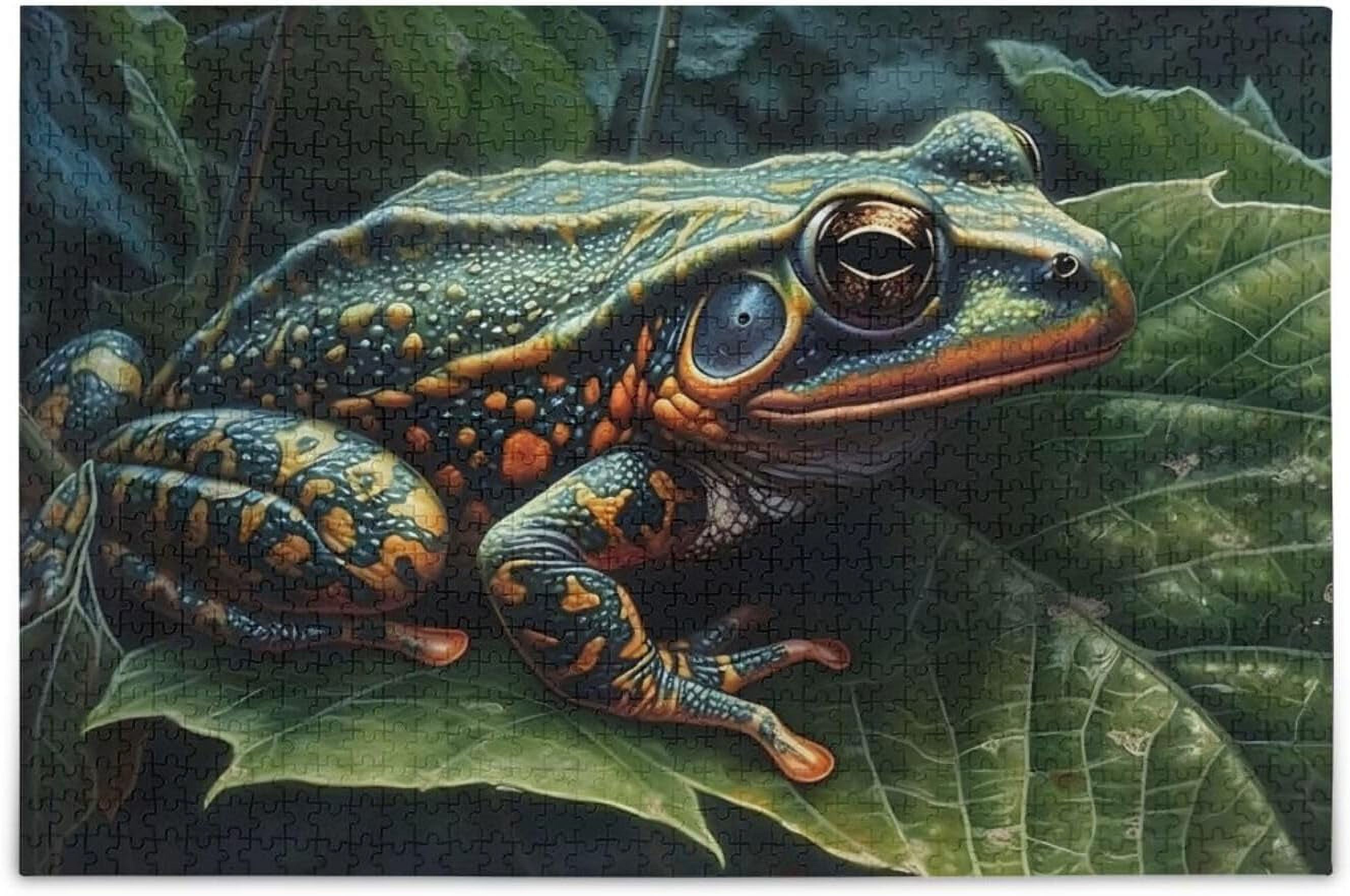 Hotbar Jigsaw Puzzle Realistic Frog Theme 500 Pieces, Zigsaw Puzzles ...