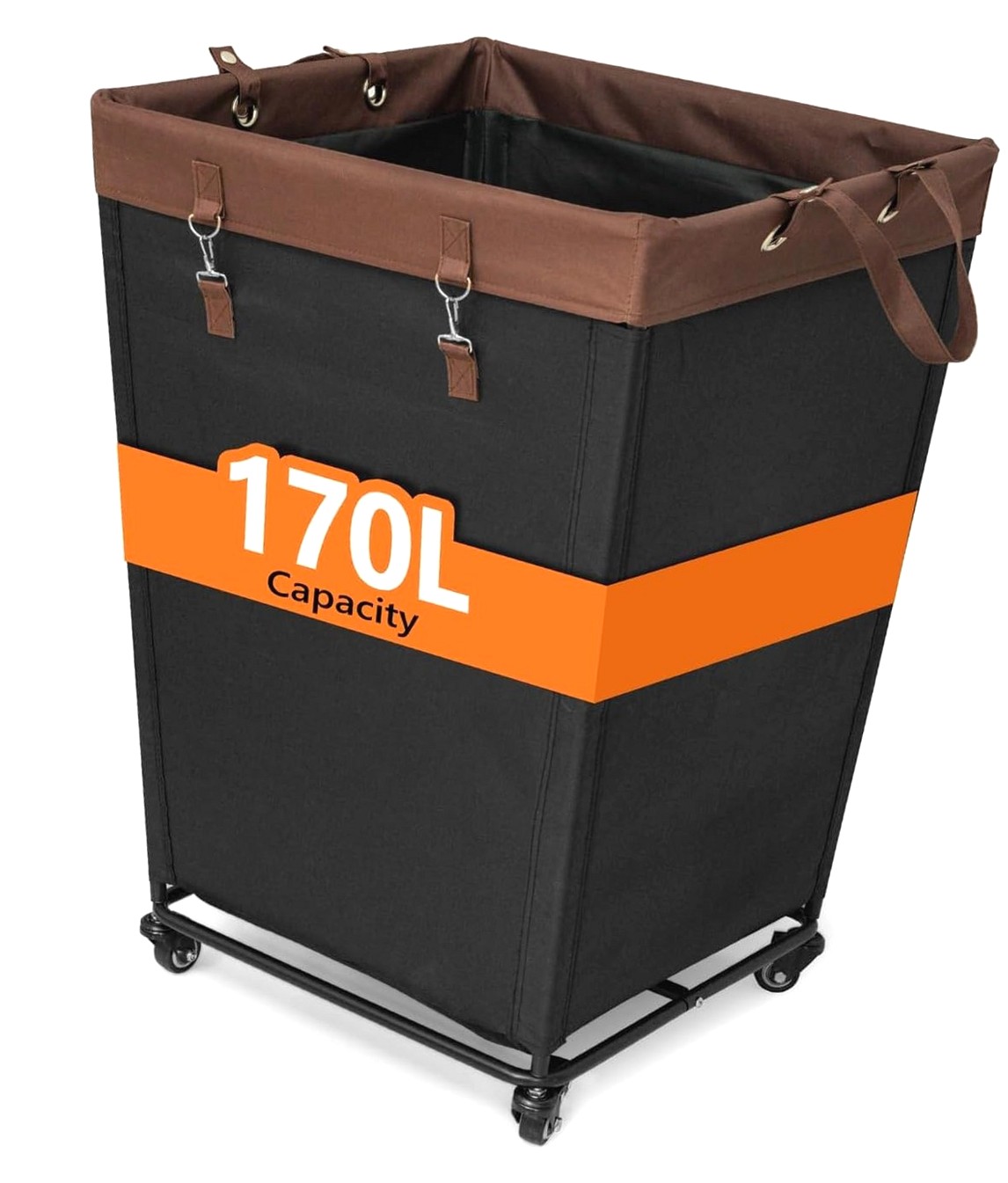 Hotbar Laundry Hamper with Wheels, Clothes Large Laundry Basket with ...
