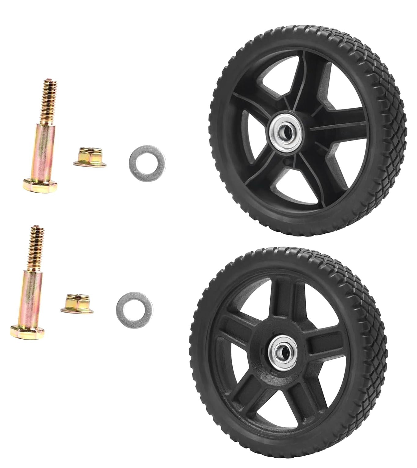 Hotbar Lawn Mower Wheel kits 6 inch Wheels for Push Mower Cart wheels 6 ...