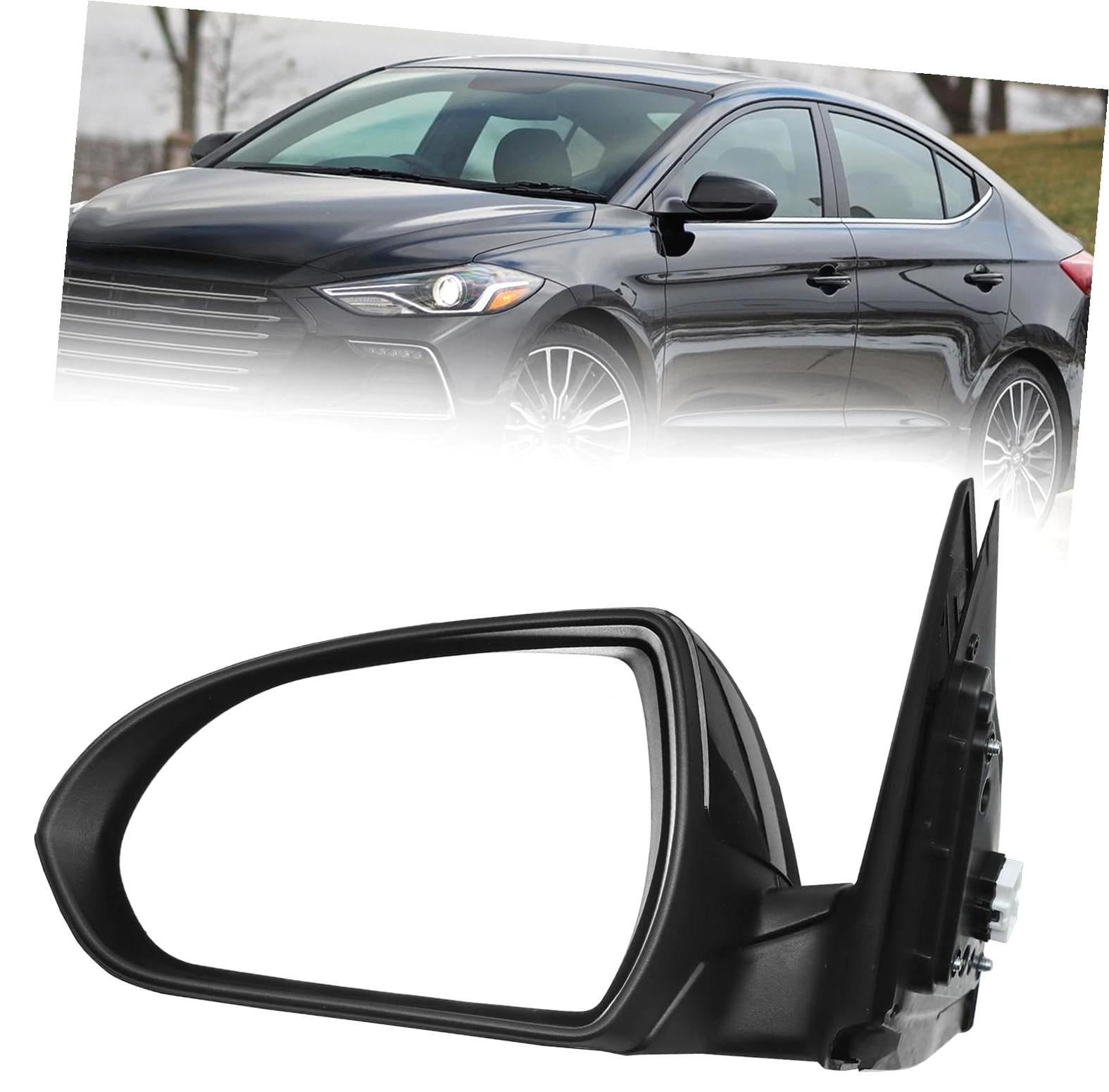 Hotbar Left Side Driver Mirror for 2017-2020 Elantra - Non-Heated ...