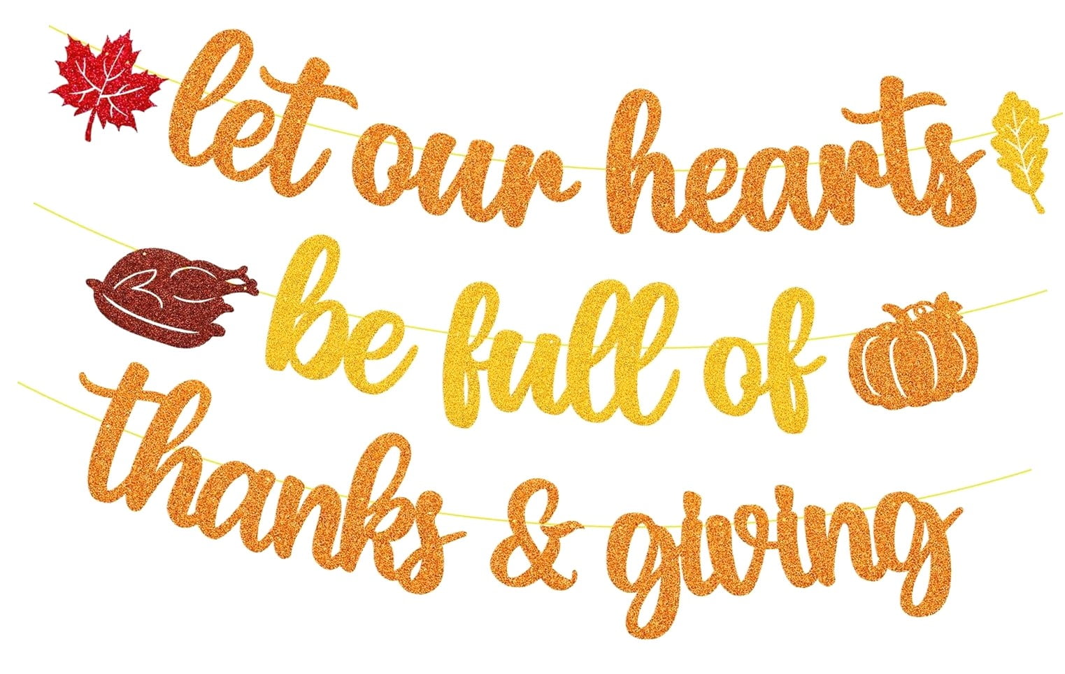 Hotbar Let Our Hearts be Full of Thanksgiving Banner Thankful ...