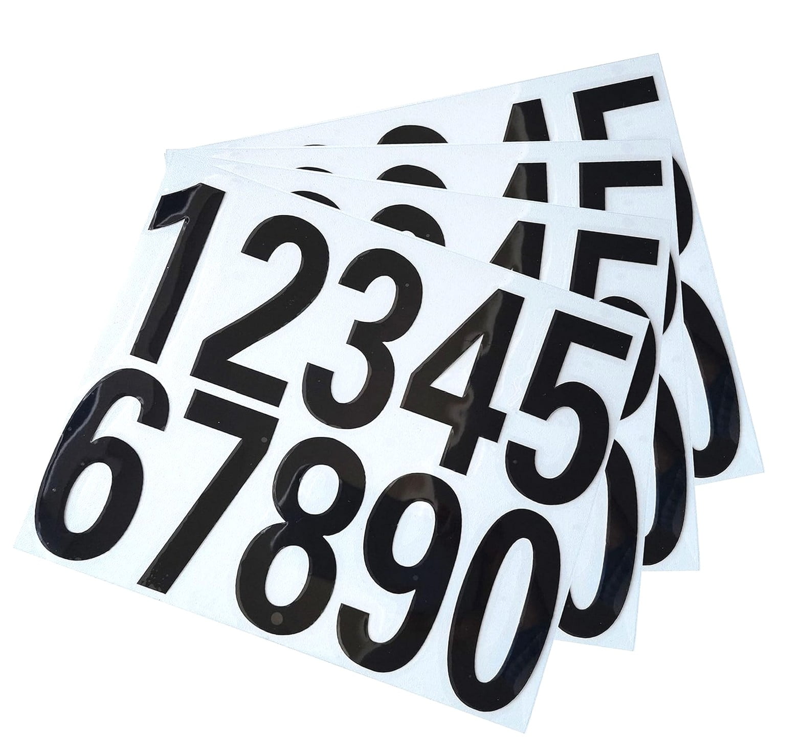 Hotbar Mailbox Numbers Stickers for Outside,4 Sets(0-9) 4 Inch Vinyl ...