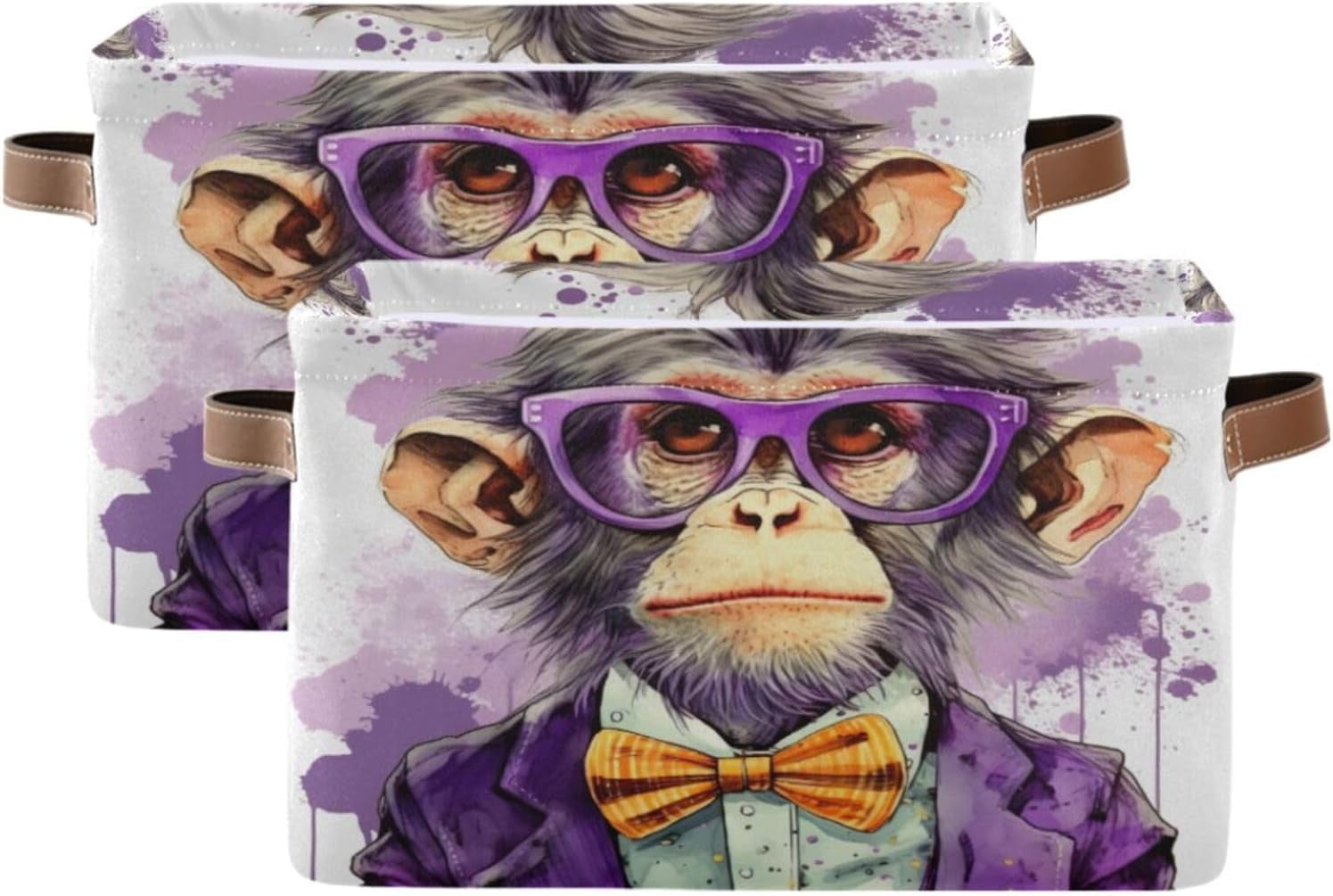 Hotbar Monkey Suit Foldable Storage Basket for Shelves, Collapsible ...