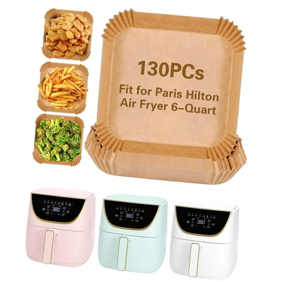 Hotbar New Air Fryer Paper Liner for Air Fryer 6QT, 130PCs Square ...